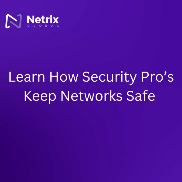 Learn How Security Pro’s Keep Networks Safe - Netrix Global